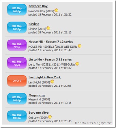 FILEnetworks Blog: RuHD (HQTracker) – High Quality Movie Torrent ...